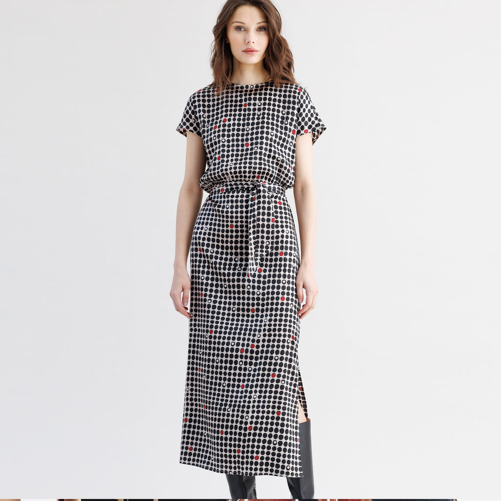 go slouch dress print – go> by gosilk